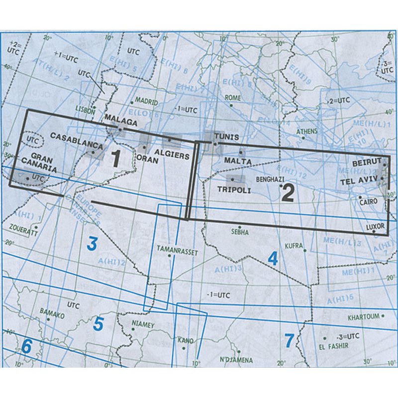 High and Low Altitude Enroute Chart Africa A(H/L)1/2, 14.40 CHF