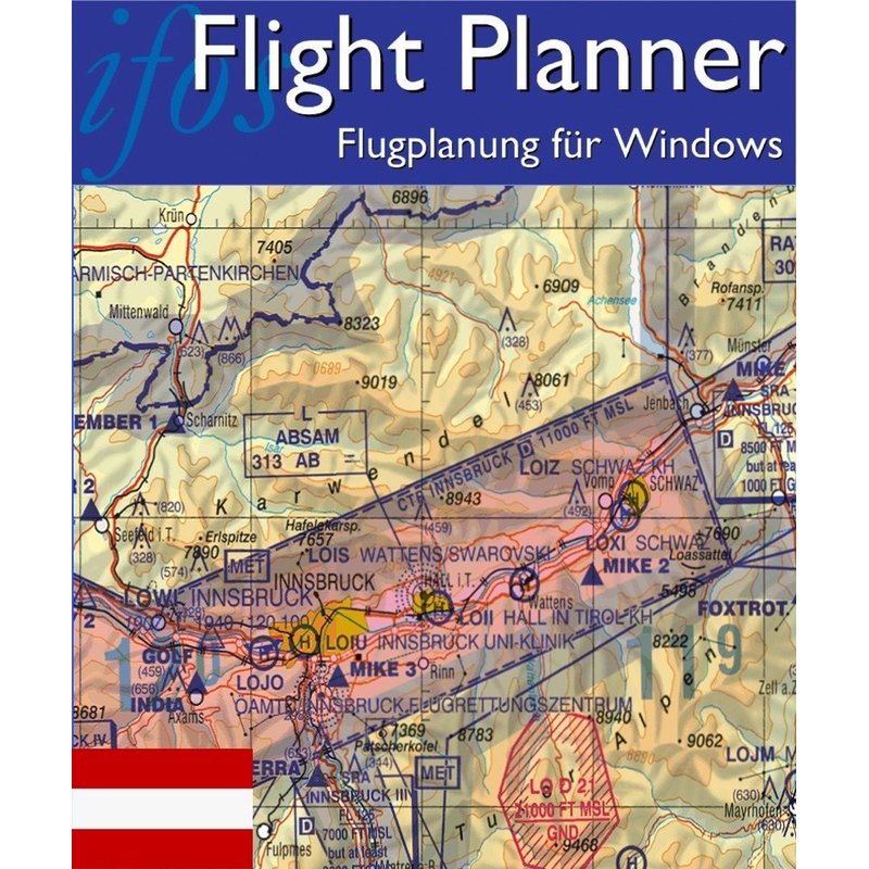 Flight Planner / Sky-Map - DFS Visual 500 Österreich, 40.85 CHF