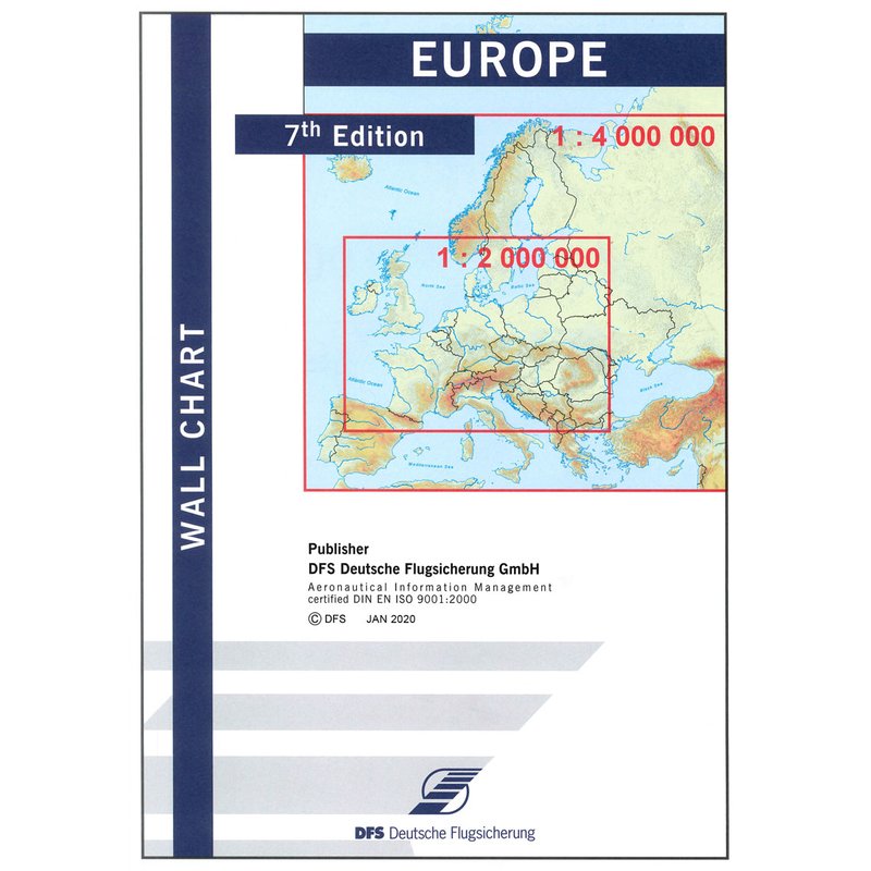 Europe Wall Chart, 7th Edition plano, 48.90 CHF